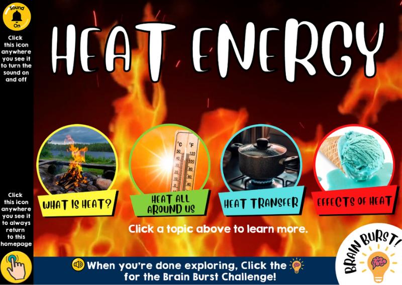 Example Of Heat Energy For Kids Transfer Of Heat Energy | Secondary